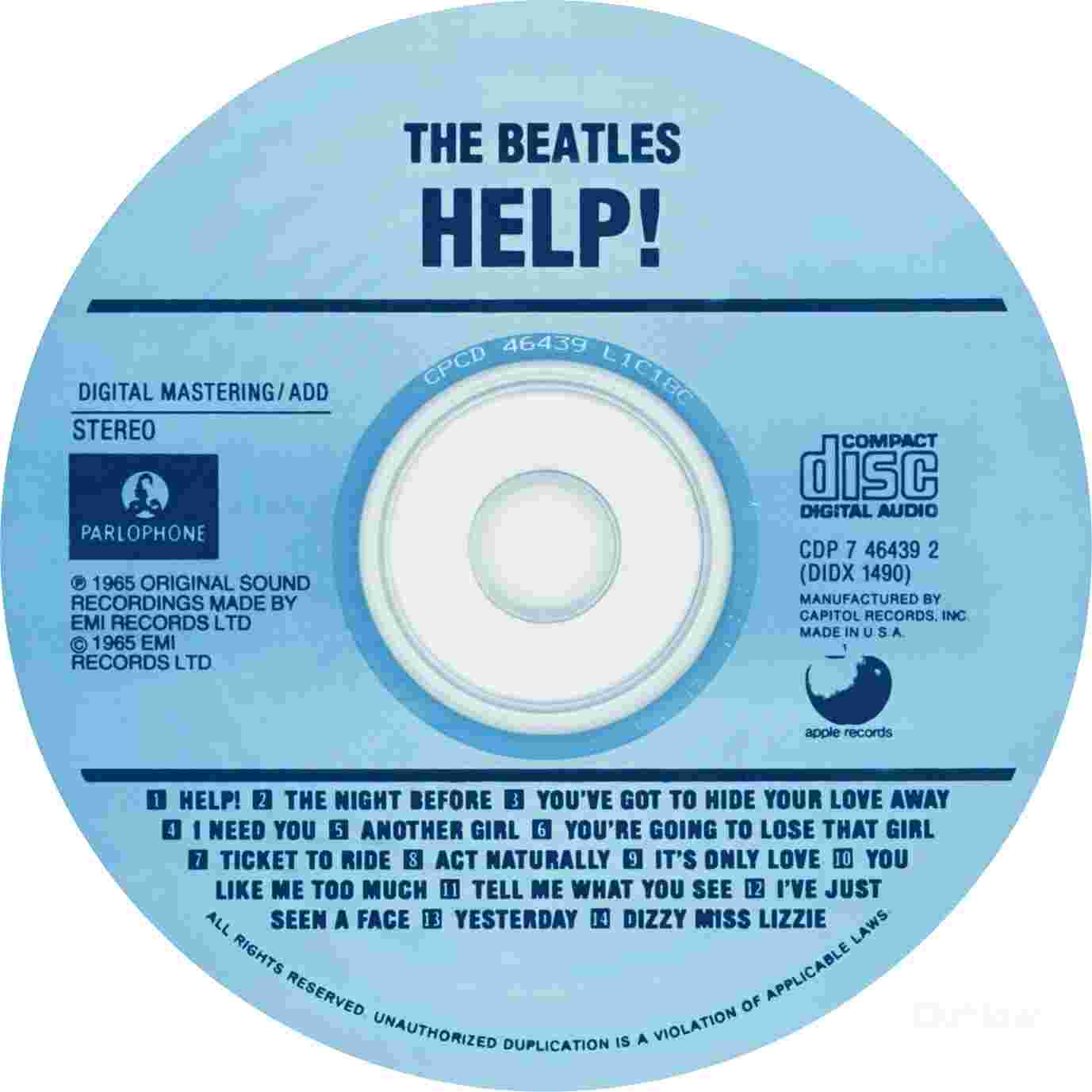 The Beatles Help : CD2 | CD Covers | Cover Century | Over 1.000.000 ...